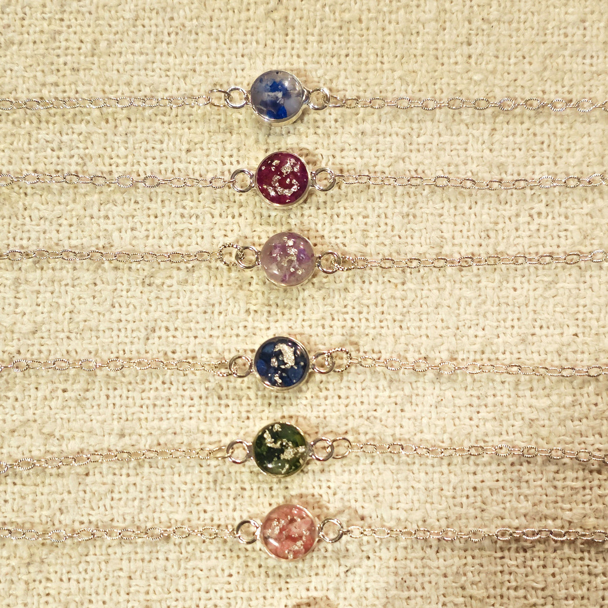 Silver Circle Color Harmony Crystal Bracelet – All Cheri's Intriguing Crystals LLC